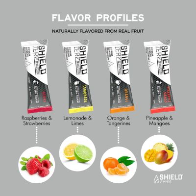 Shield Zero Electrolyte Powder Mix, Pack of 100