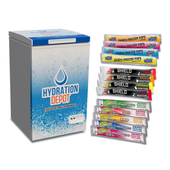 Hydration Depot Exclusive Freezer Pops Bundle w/Free Freezer