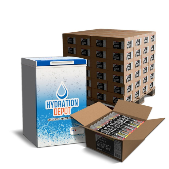 Hydration Depot Exclusive Shield Freezer Pops Bundle w/Free Freezer