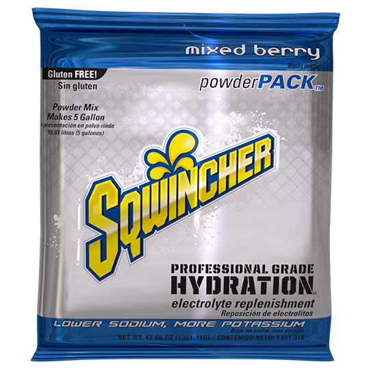 Sqwincher Mixed Berry 5 Gallon Powder Pack - Hydration Depot