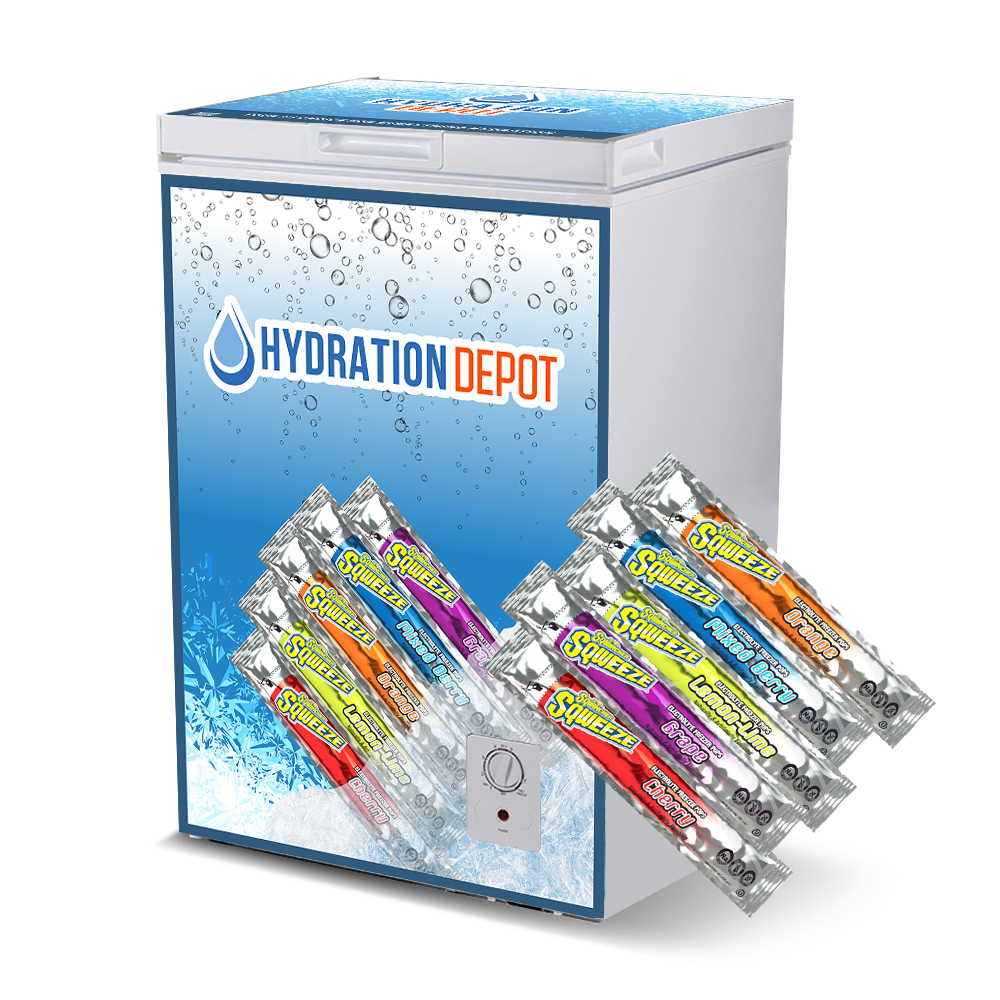 Sqwincher Sqweeze Flavors Freezer Pops 20/Cases & Free Freezer