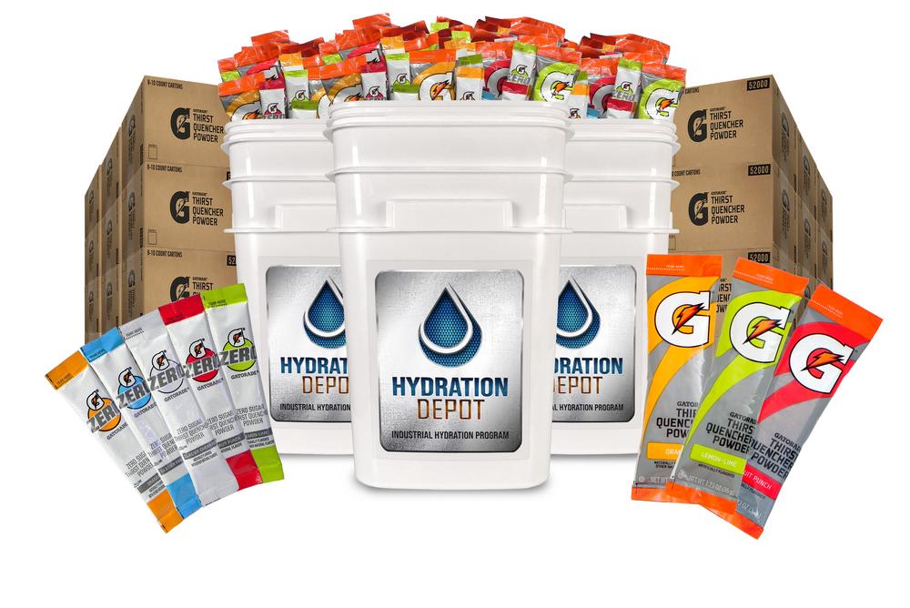 Gatorade & Zero Powder Sticks Bundle - 5760 Sticks - 100 Employees