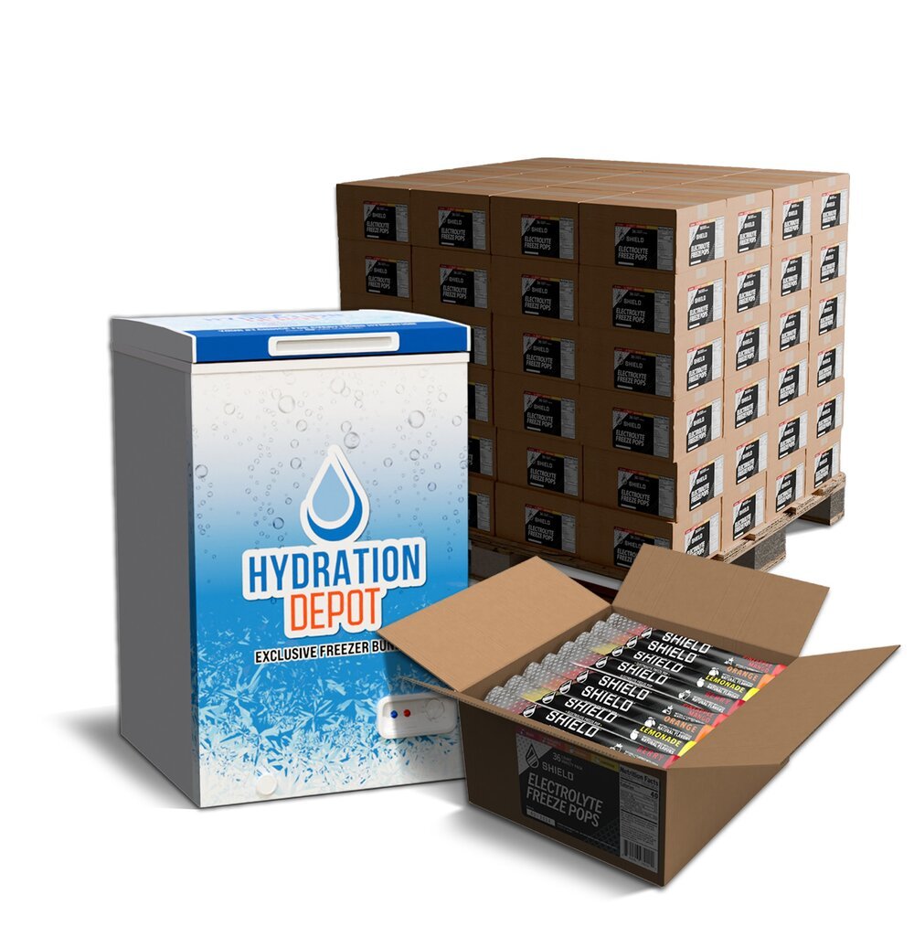 Hydration Depot Exclusive Shield Freezer Pops Bundle w/Free Freezer
