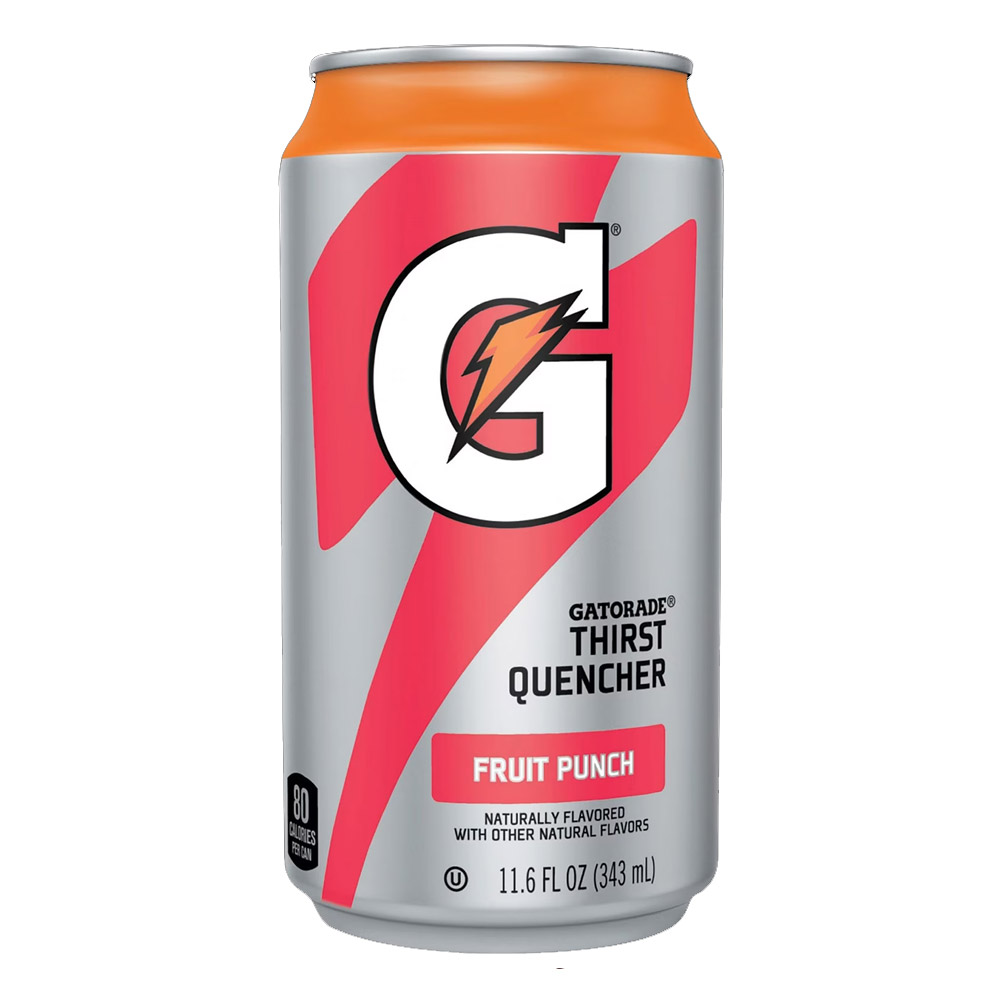 Gatorade Cans - Fruit Punch - Can Gatorade 11.6 oz - Hydration Depot